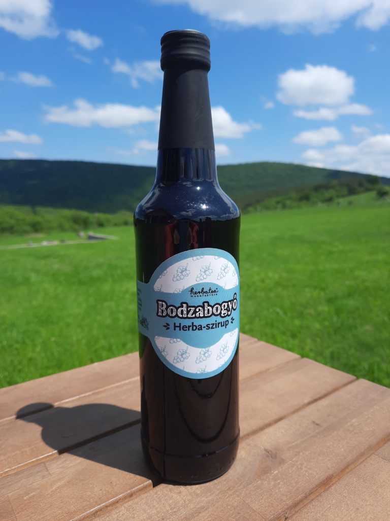 Prémium BODZABOGYÓ gyümölcs szörp/szirup 500ml - Herbatea Manufaktúra